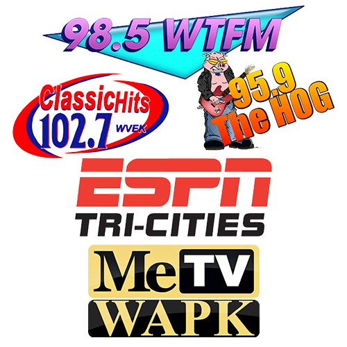 WTFM-FM, WRZK-FM, WVEK-FM, WKPT-AM, WOPI-AM, WKTP-AM, WAPK-TV, WKPT-TV ...